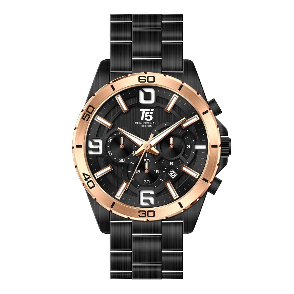 H3521G Reloj T5 para Hombre Análogo Pulsera de Metal – Chilero